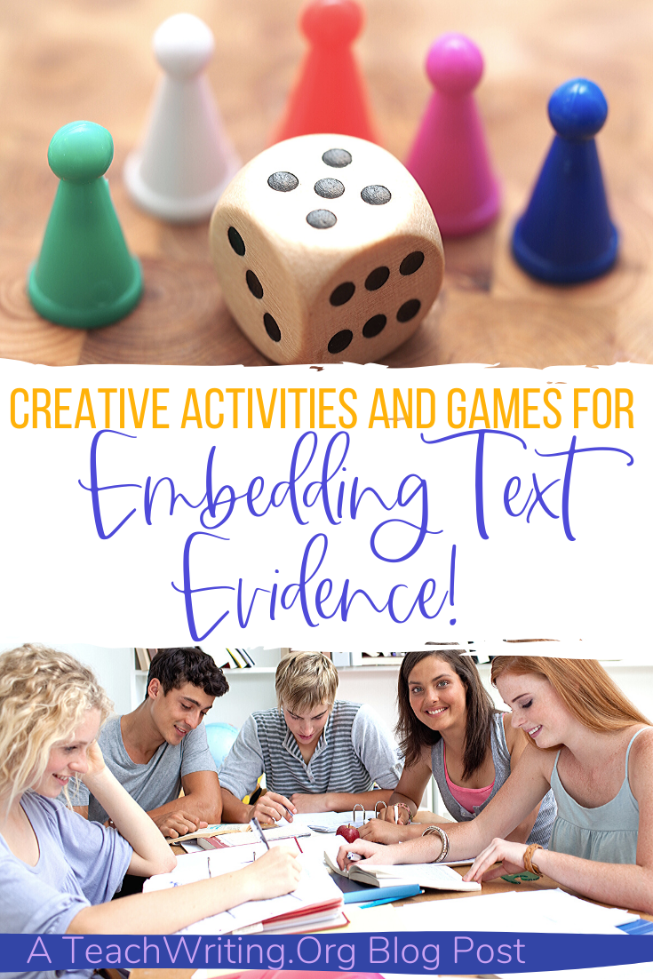 Citing and Embedding Quotations Games and Activities — TeachWriting.org