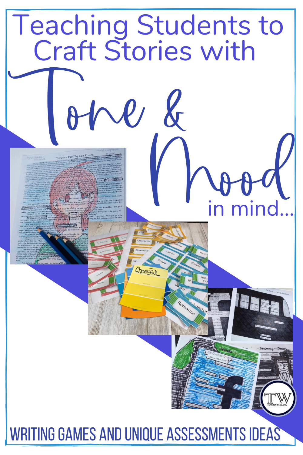 Tone and Mood Writing - Writing Games and Unique Assessments to Teach ...