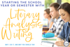 Literary Analysis Writing - Getting Started — TeachWriting.org