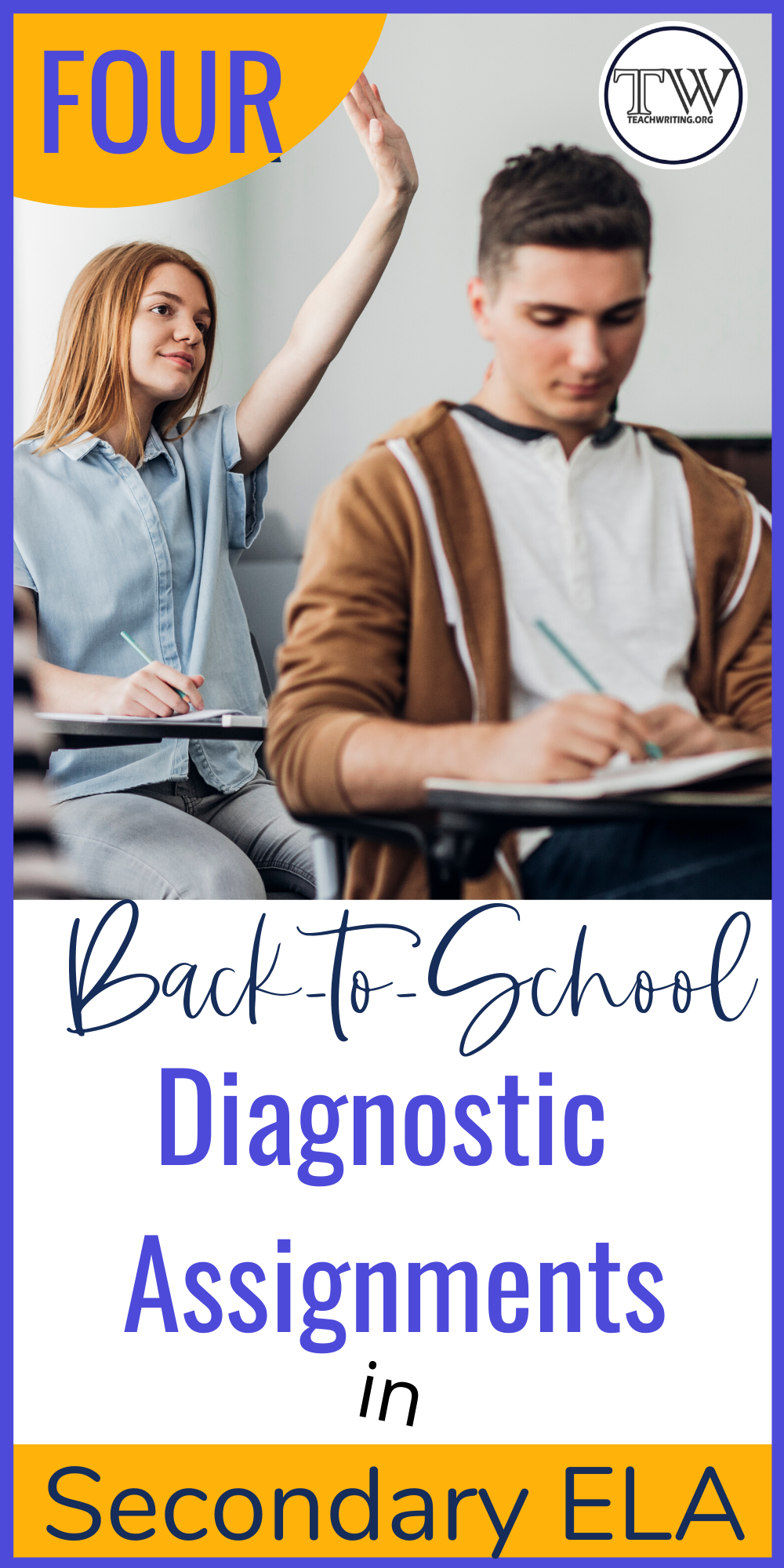 Four Back-to-School Diagnostic Assignments for Secondary ELA ...