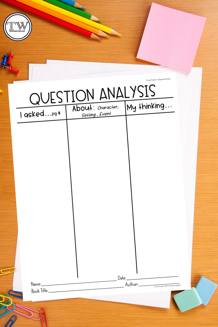 3 Meaningful Ways to Get Students to Write about Reading — TeachWriting.org