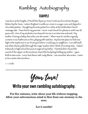 FIVE Fun Writing Activities for Back to School — TeachWriting.org