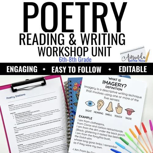 12 Super Fun Poetry Lesson Plans for Middle and High School ...