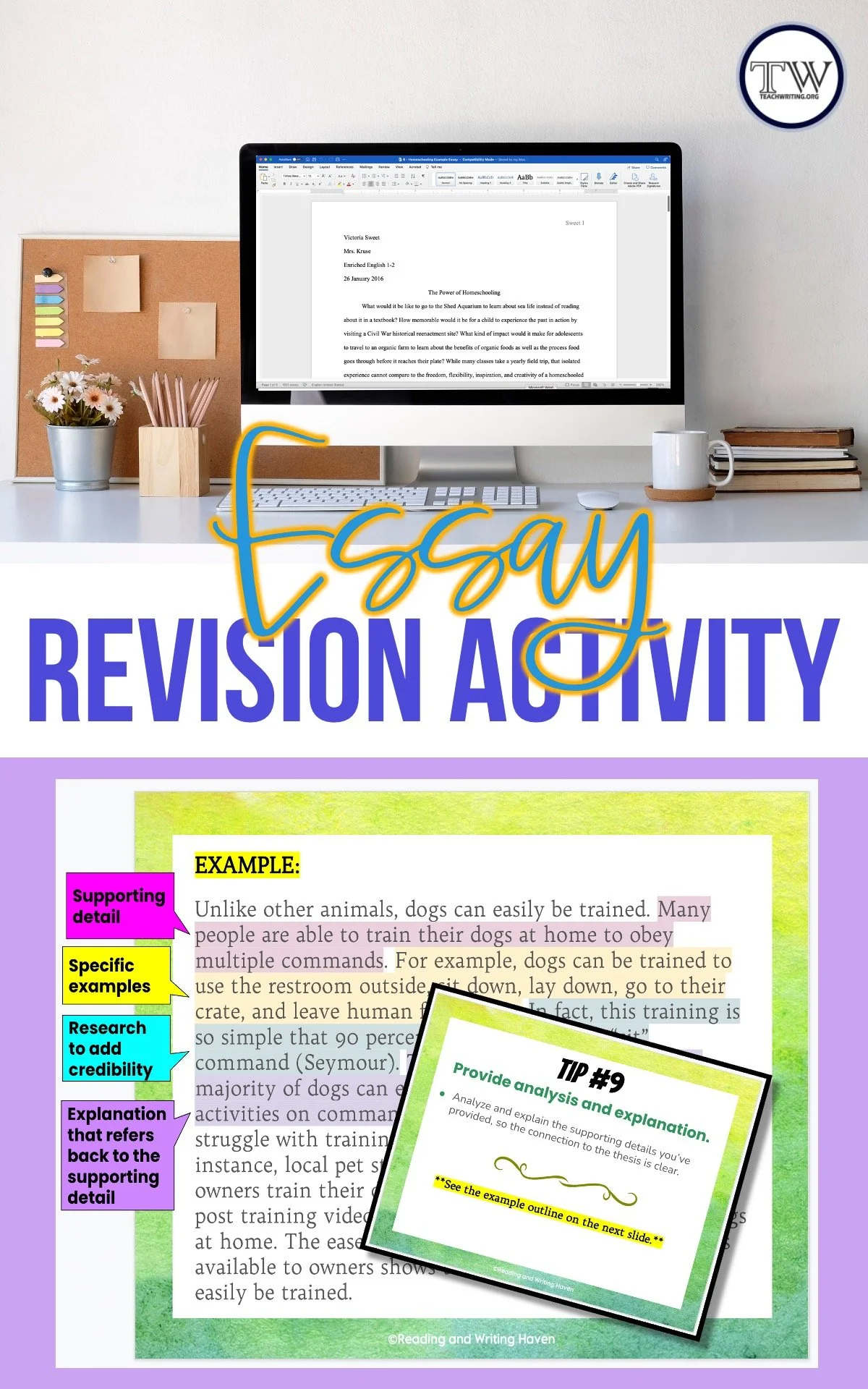 Essay Revision: Ways to Encourage Students to Revise their Writing ...