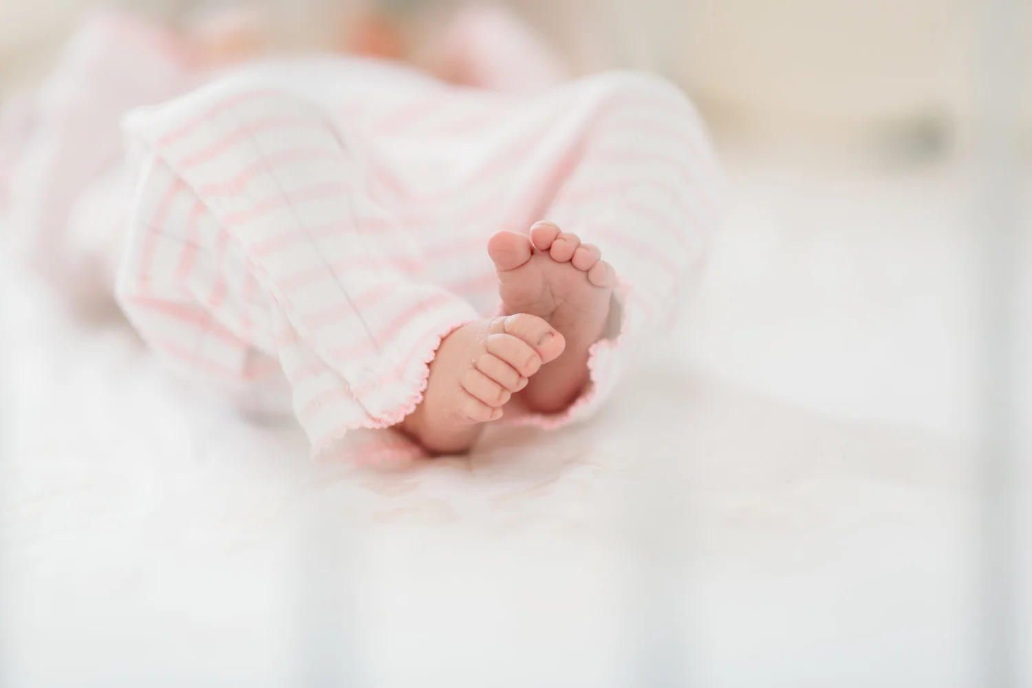 Sophisticated Blush and White Baby Girl Nursery — Alyse Warren