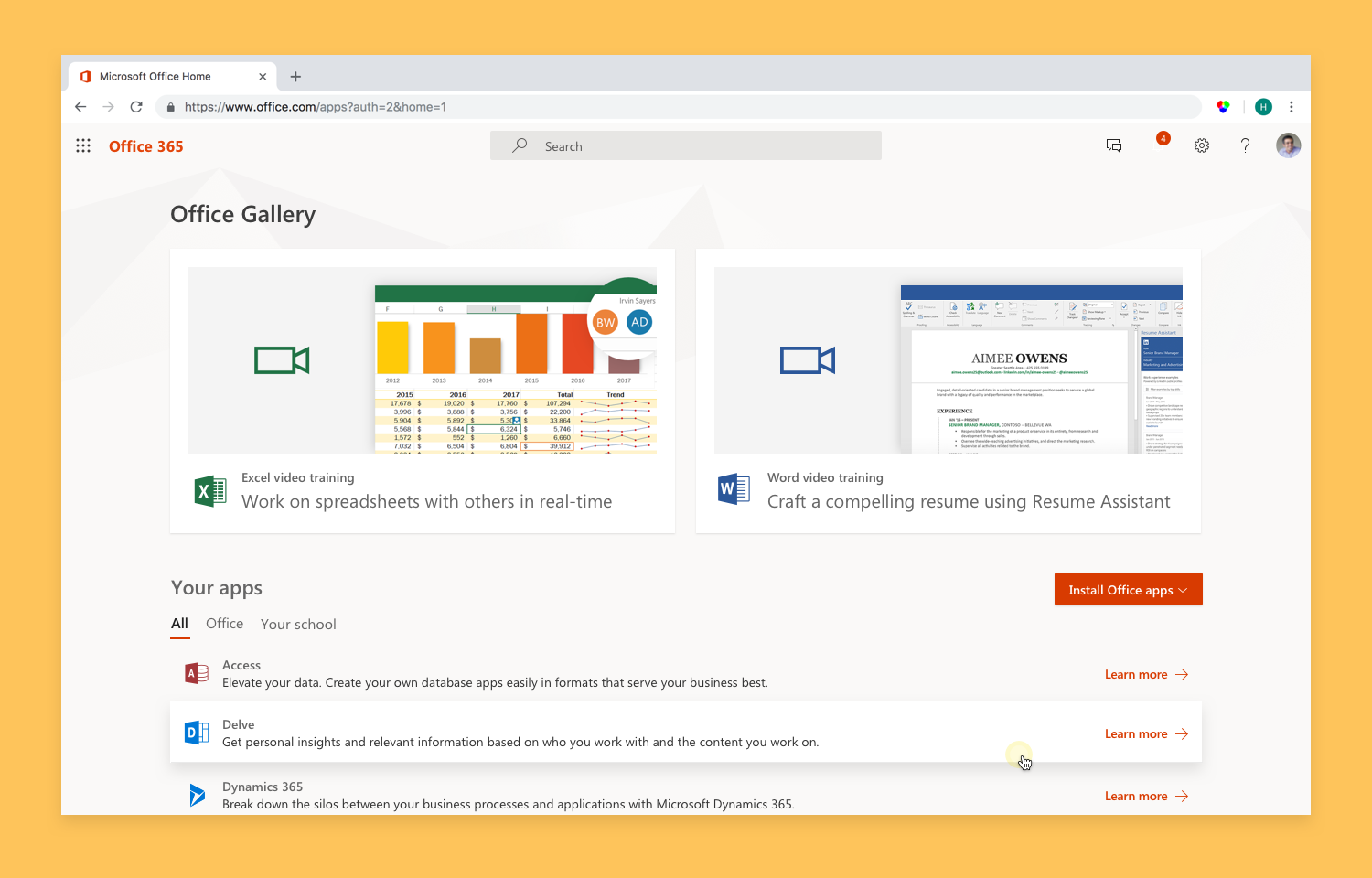 Microsoft Office.com and Gallery — Haley Renken