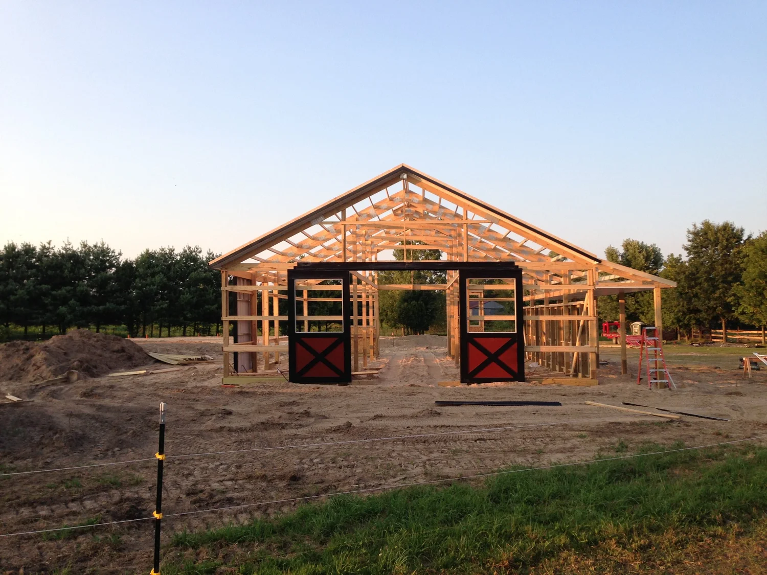 Barn Build — Four Feathers Farm