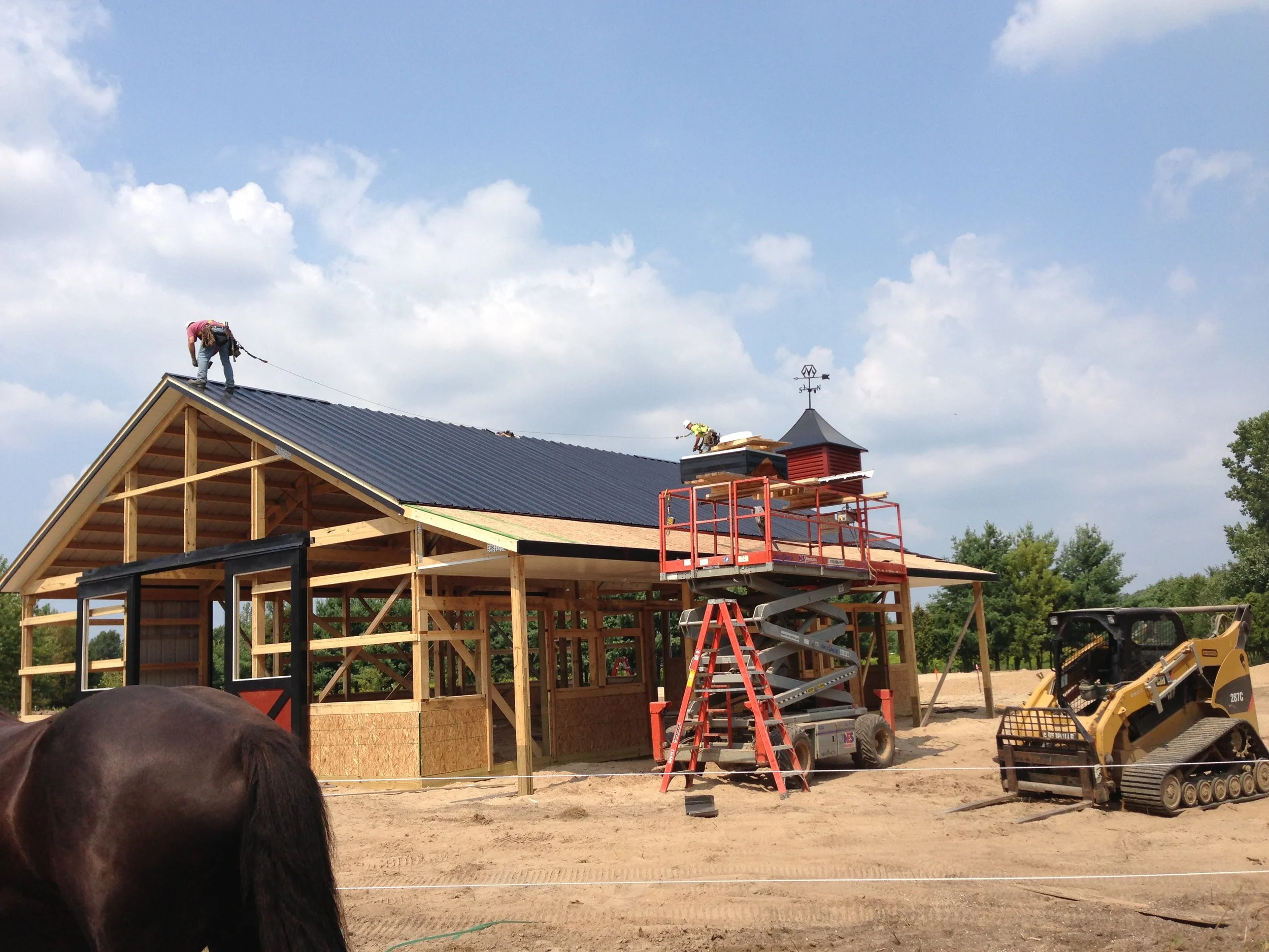 Barn Build — Four Feathers Farm