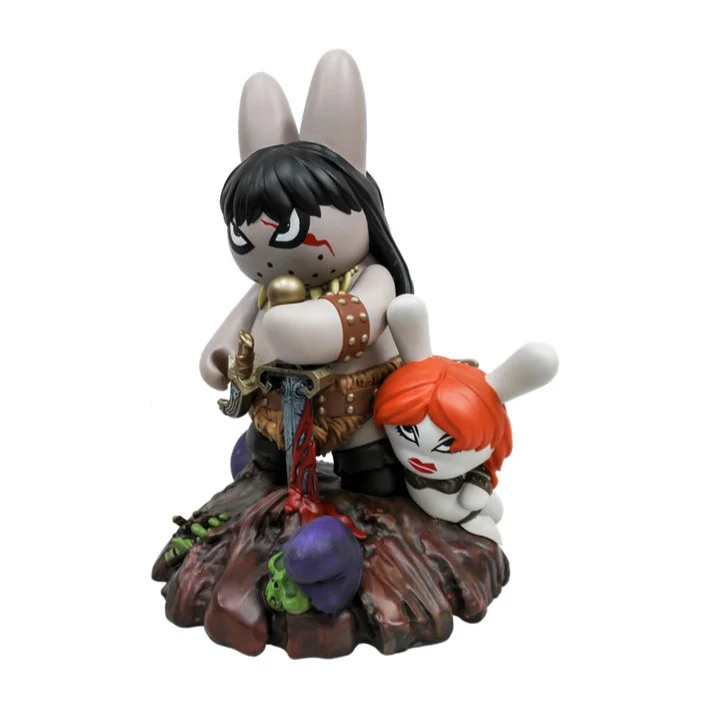 Frazetta Death Dealer and Barbarian for Kidrobot — Bigshot Toyworks