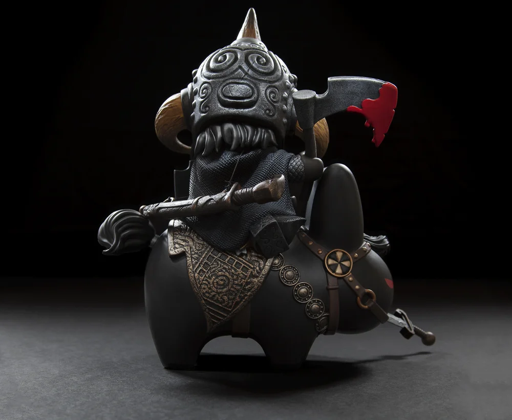 Frazetta Death Dealer and Barbarian for Kidrobot — Bigshot Toyworks