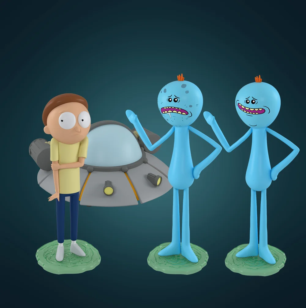 Rick and Morty Mini Figures by JINX — Bigshot Toyworks