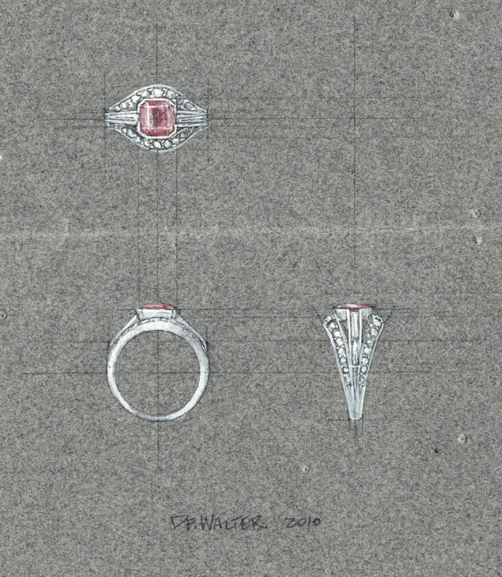 The Design and Fabrication of a Custom Order Ring — David Walter