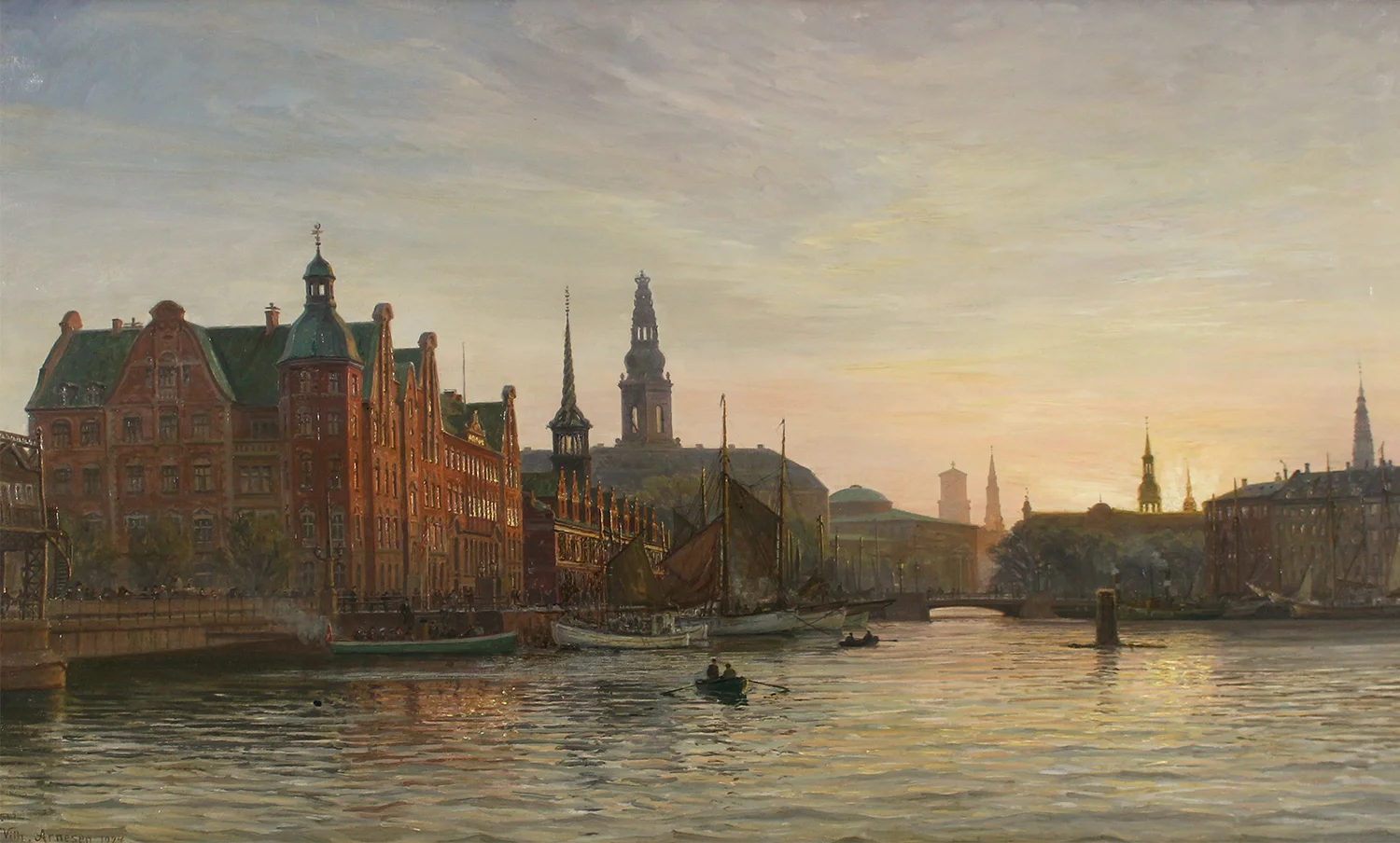 Vilhelm Arnesen (Danish 1865-1948) - Artist — Uno Langmann Limited ...