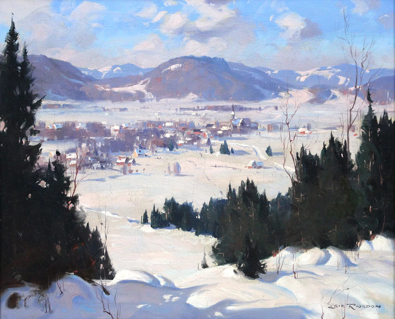 Eric Riordon | Winter Landscape | Available for Sale | Vancouver ...