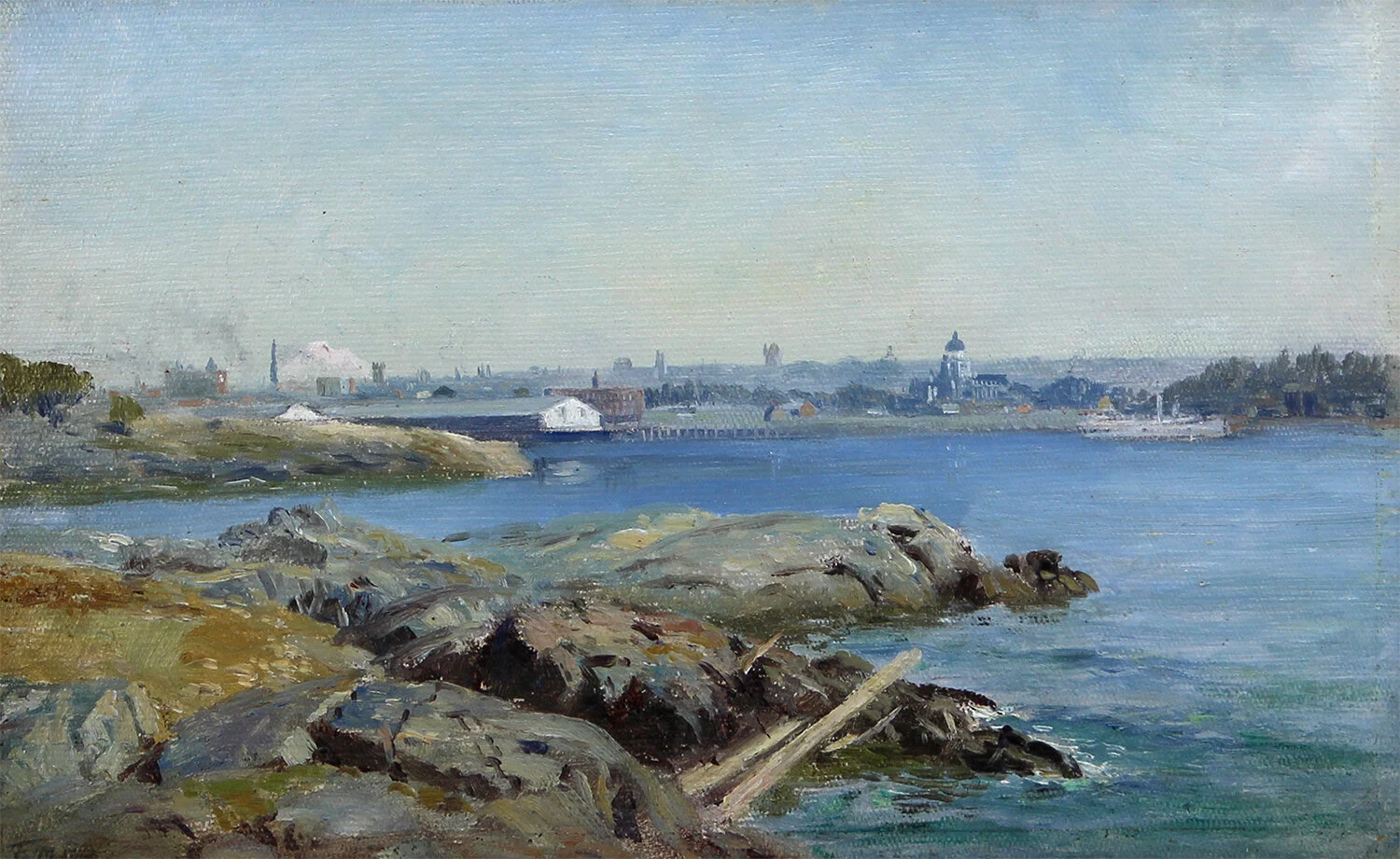 Victoria Harbour by Frederic Marlett Bell-Smith — Uno Langmann Limited ...