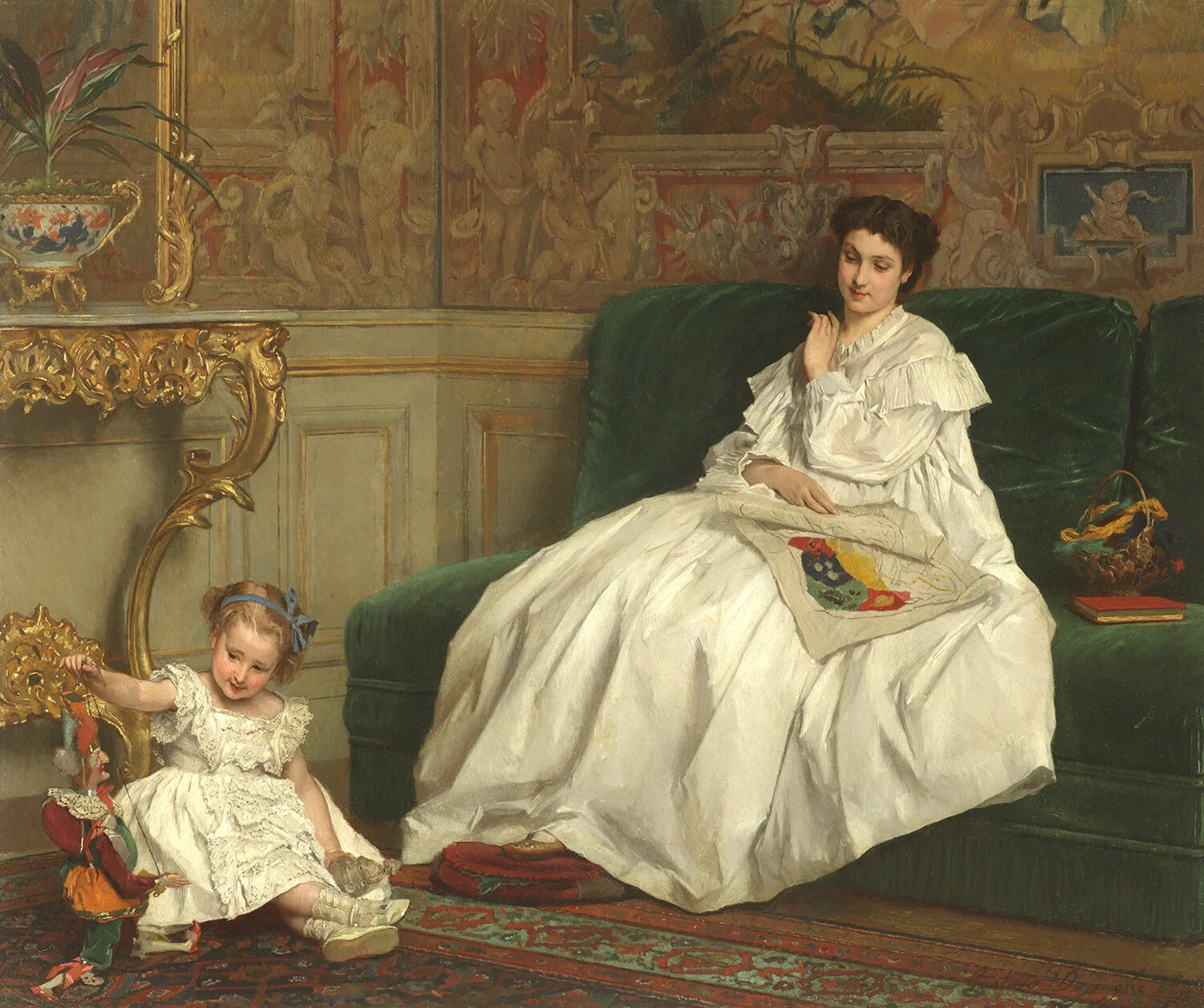 Playtime by Gustave Leonard De Jonghe | SOLD — Uno Langmann Limited ...