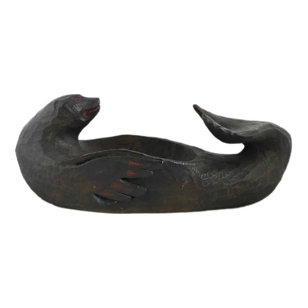 'Seal Feast Dish' by Simon Charlie (Coast Salish, 1919-2005) — Uno ...