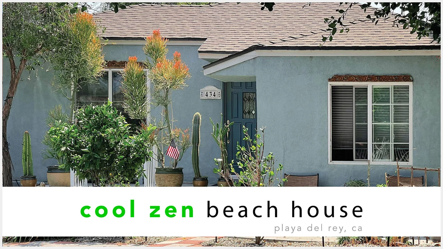 Cool Zen Beach House — Playa Realty