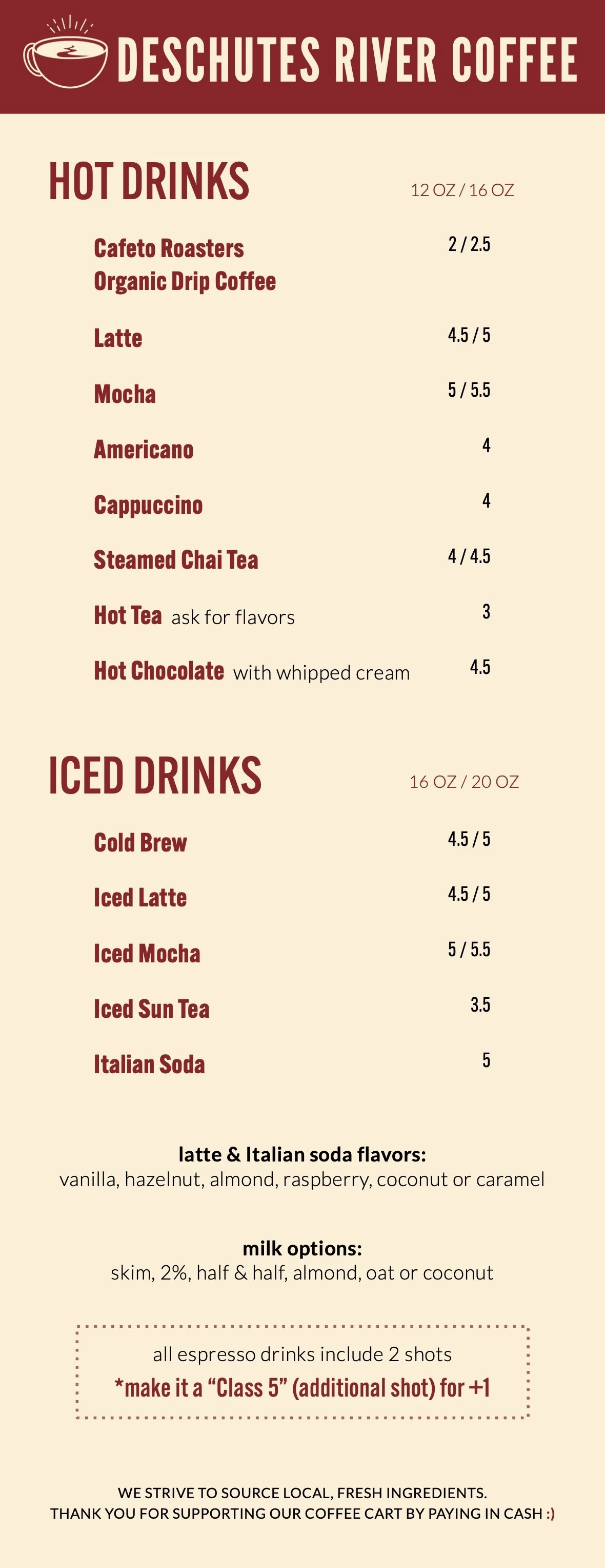 Deschutes River Coffee | Specialty Blends | Cafe in Maupin, OR ...