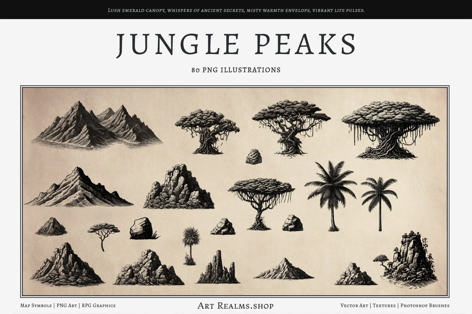 Map Symbols & Icons for RPG Maps & Books — Custom Fantasy Maps, RPG ...