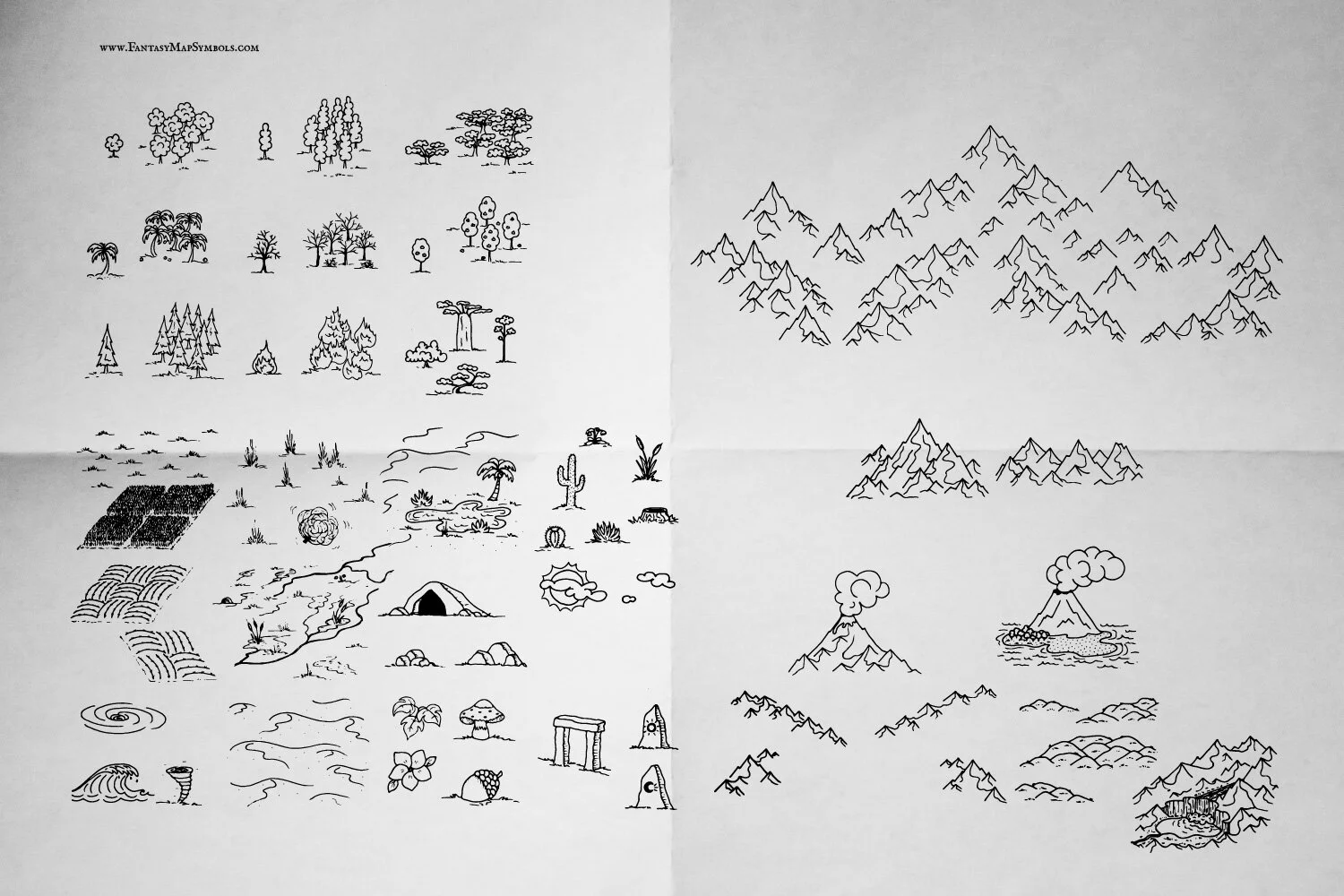 FANTASY MAP SYMBOLS