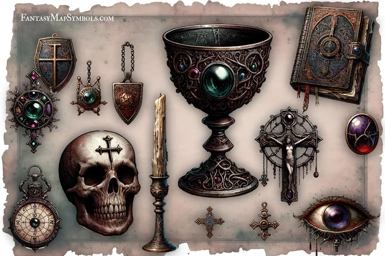 Old Medieval Keys PNG Art — ART REALMS & FANTASY MAP SYMBOLS