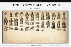 Map Symbols & Icons for RPG Maps & Books — Custom Fantasy Maps, RPG ...
