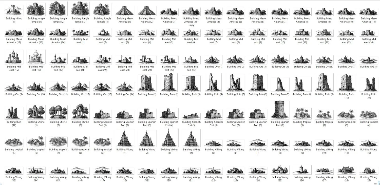 Map Symbols & Icons for RPG Maps & Books — Custom Fantasy Maps, RPG ...