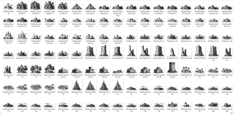 Map Symbols & Icons for RPG Maps & Books — Custom Fantasy Maps, RPG ...