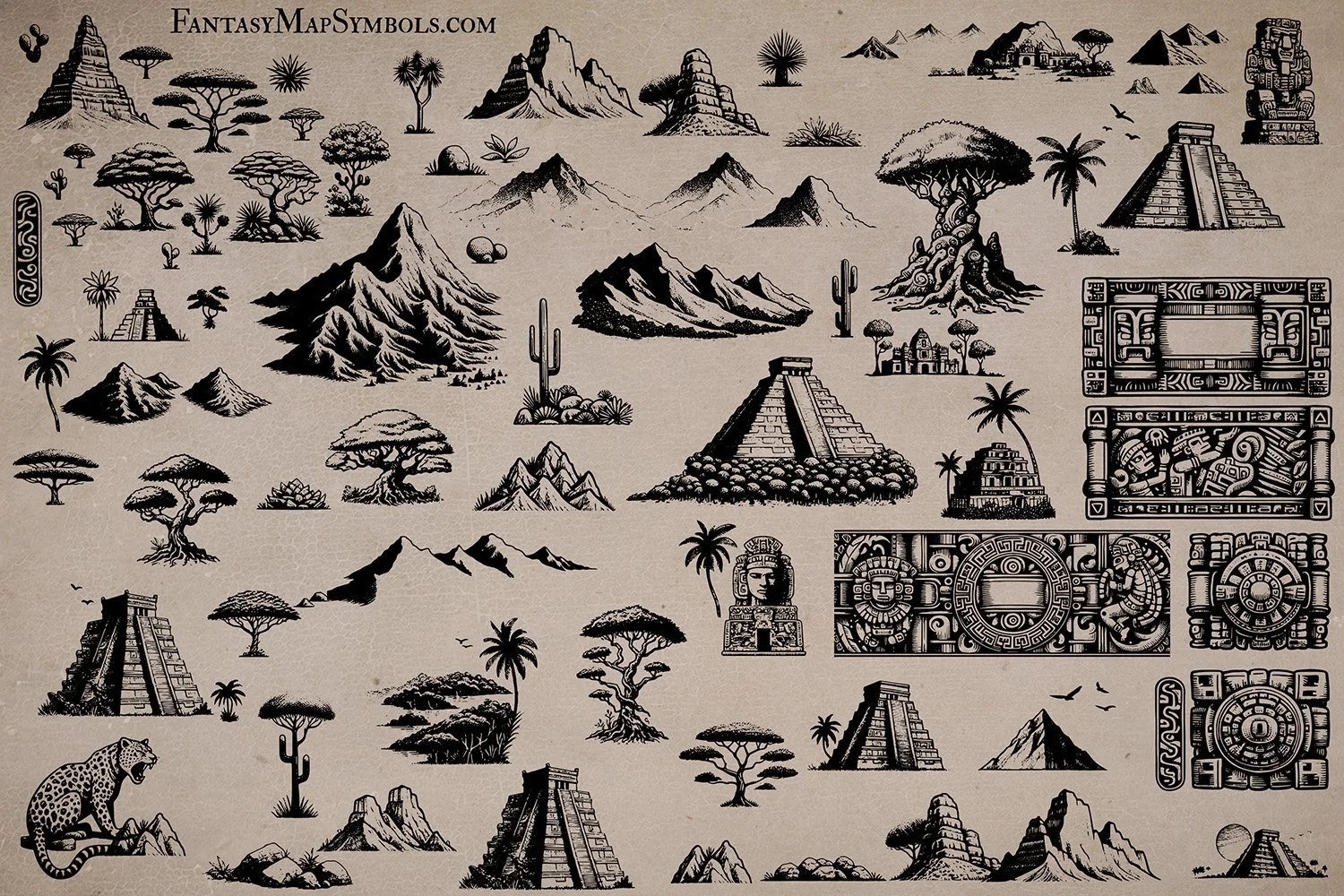 Map Symbols & Icons for RPG Maps & Books — ART REALMS