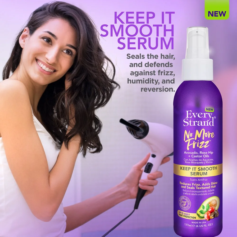 No More Frizz Keep it Smooth Serum / 6oz — Every Strand
