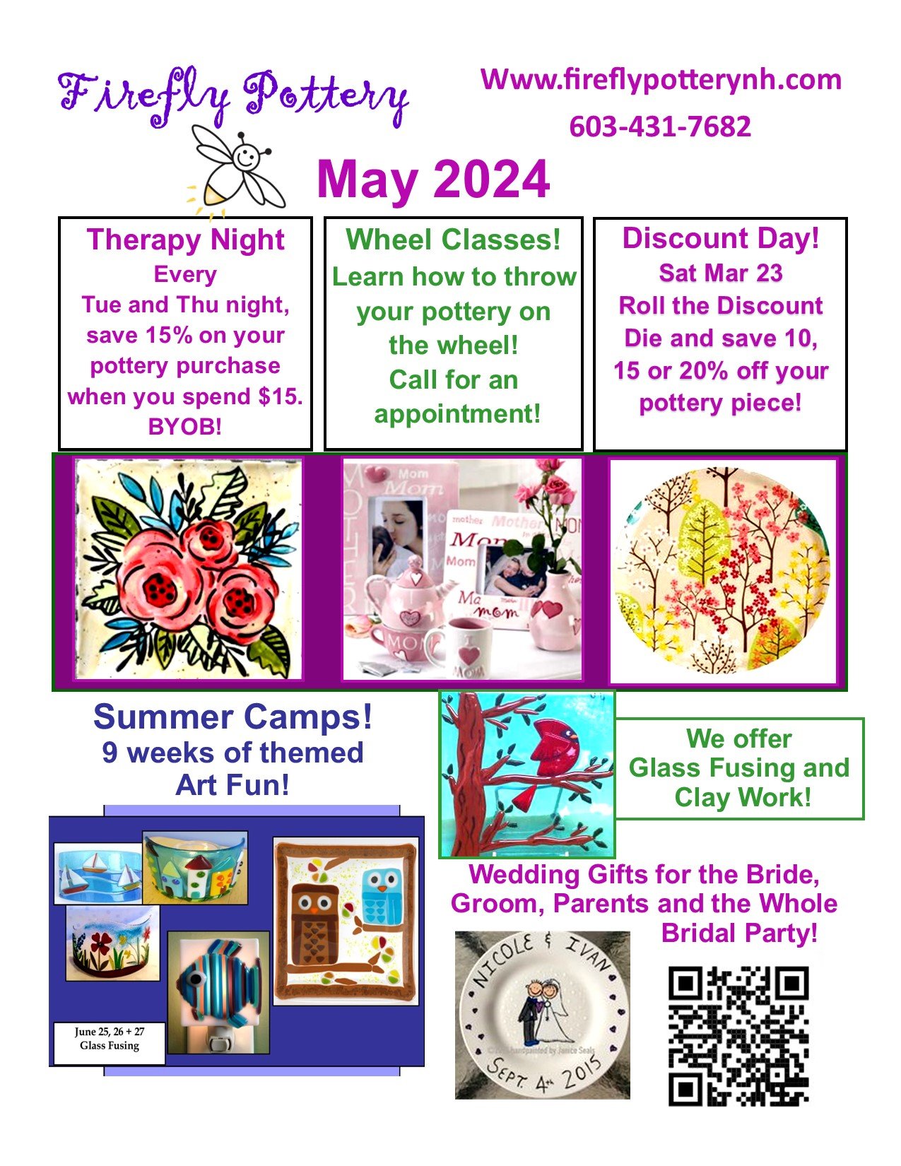 Calendar — Firefly Pottery