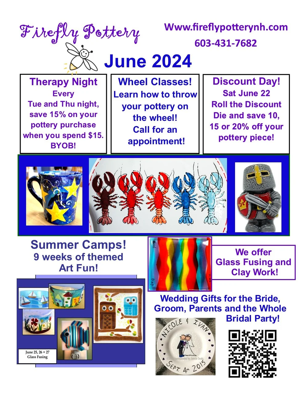 Calendar — Firefly Pottery