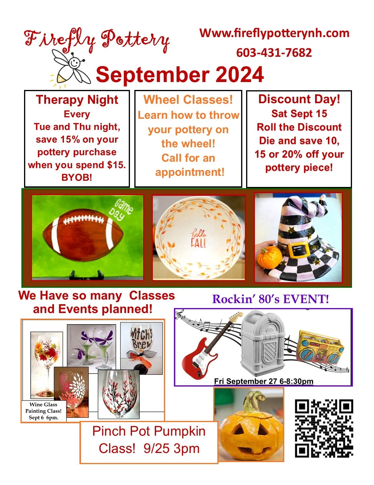 Calendar — Firefly Pottery