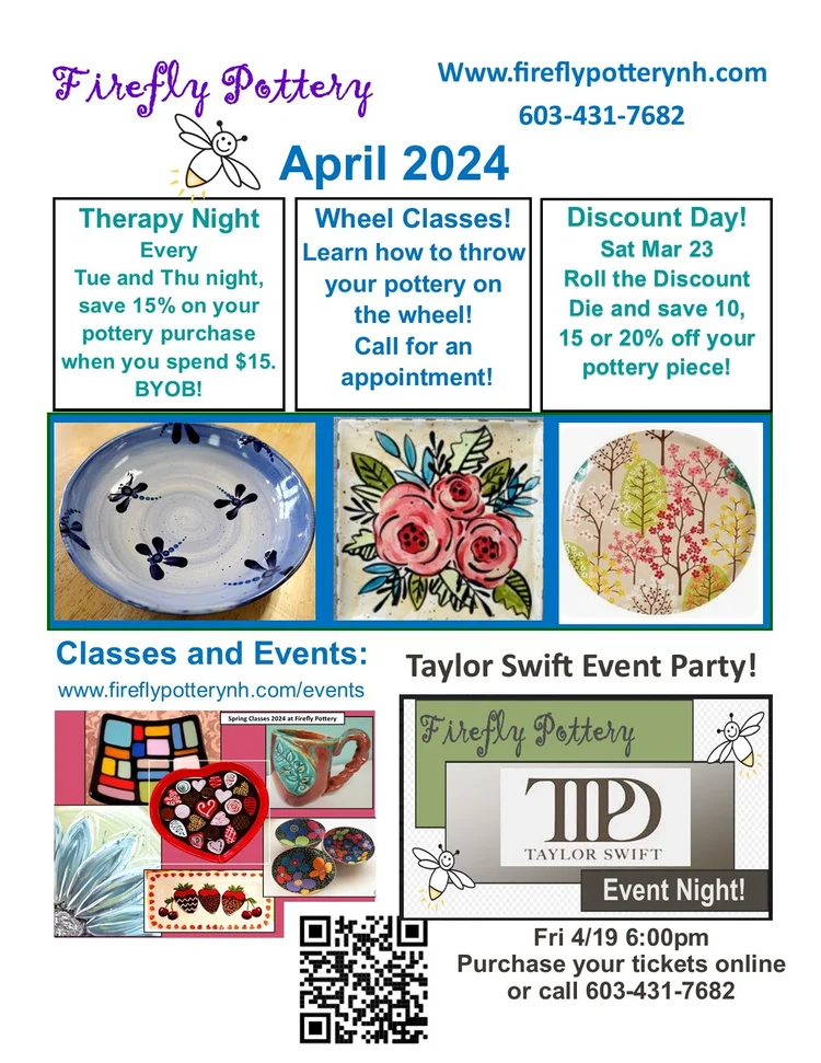 Calendar — Firefly Pottery