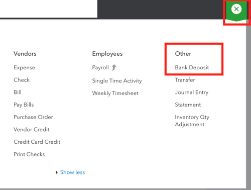 How to Record a Bank Deposit in QuickBooks Online