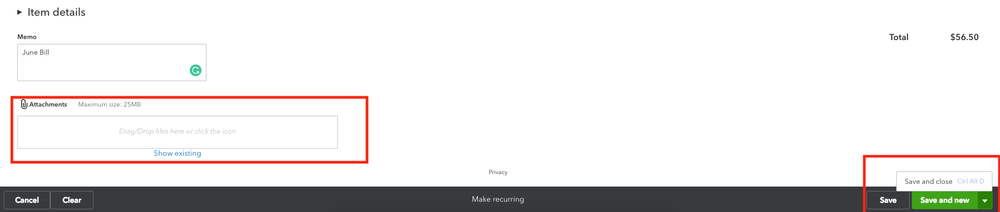 How to Record a Bill in QuickBooks Online