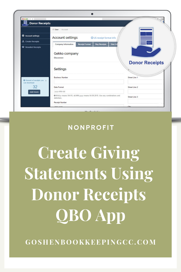How to Create Giving Statements Using the Donor Receipts App