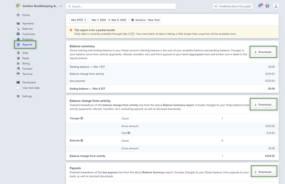 How to Record and Reconcile Stripe Transactions in QuickBooks Online
