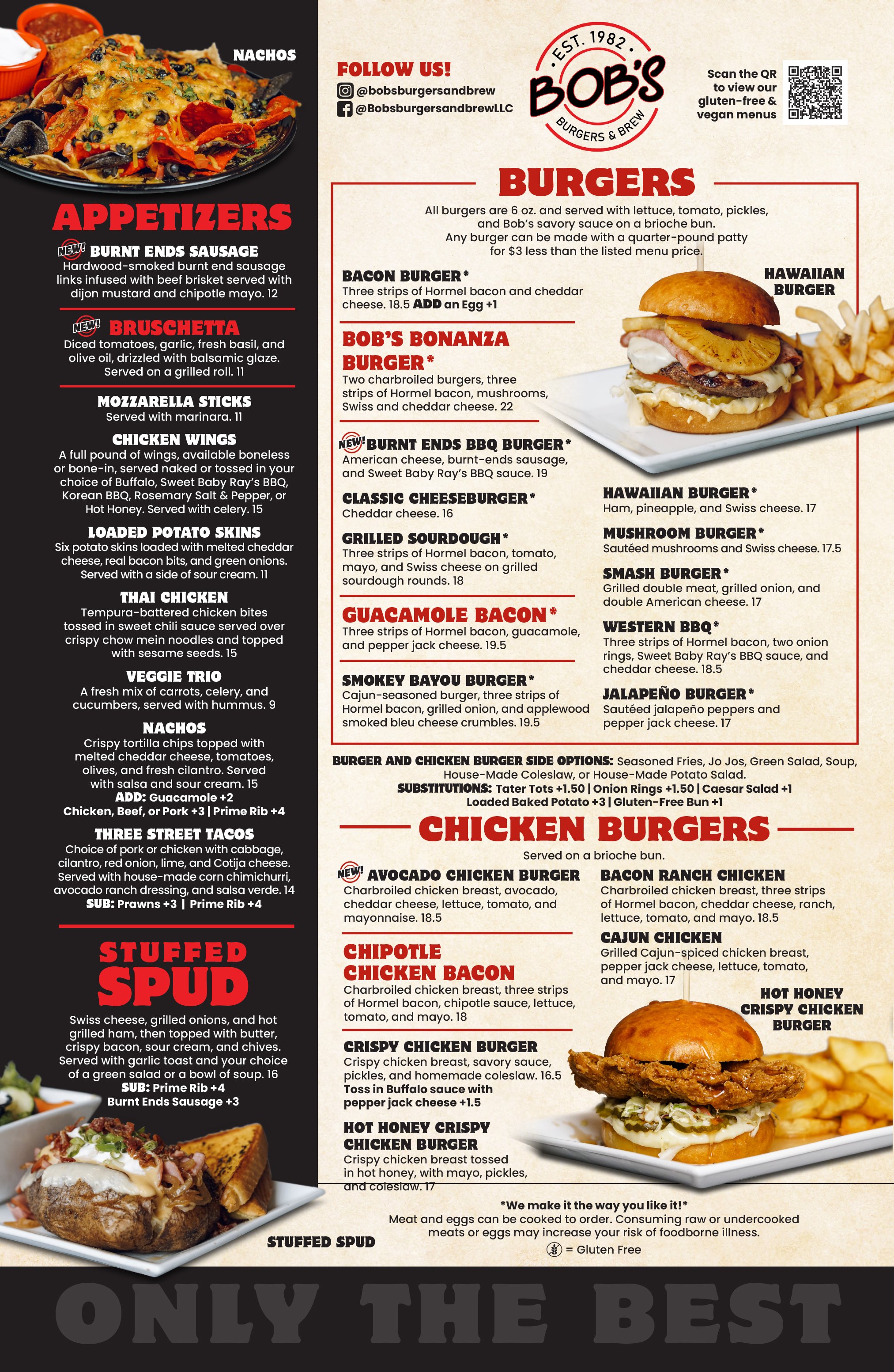 All your Bob’s Birch Bay faves, plus more! — Bob's Burgers And Brew ...