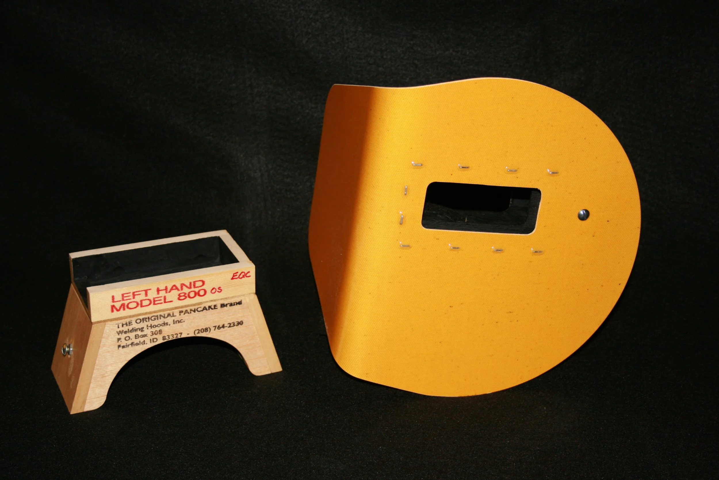 Model 800 Left Hand Hood Options — Original Pancake Brand Welding Hoods ...
