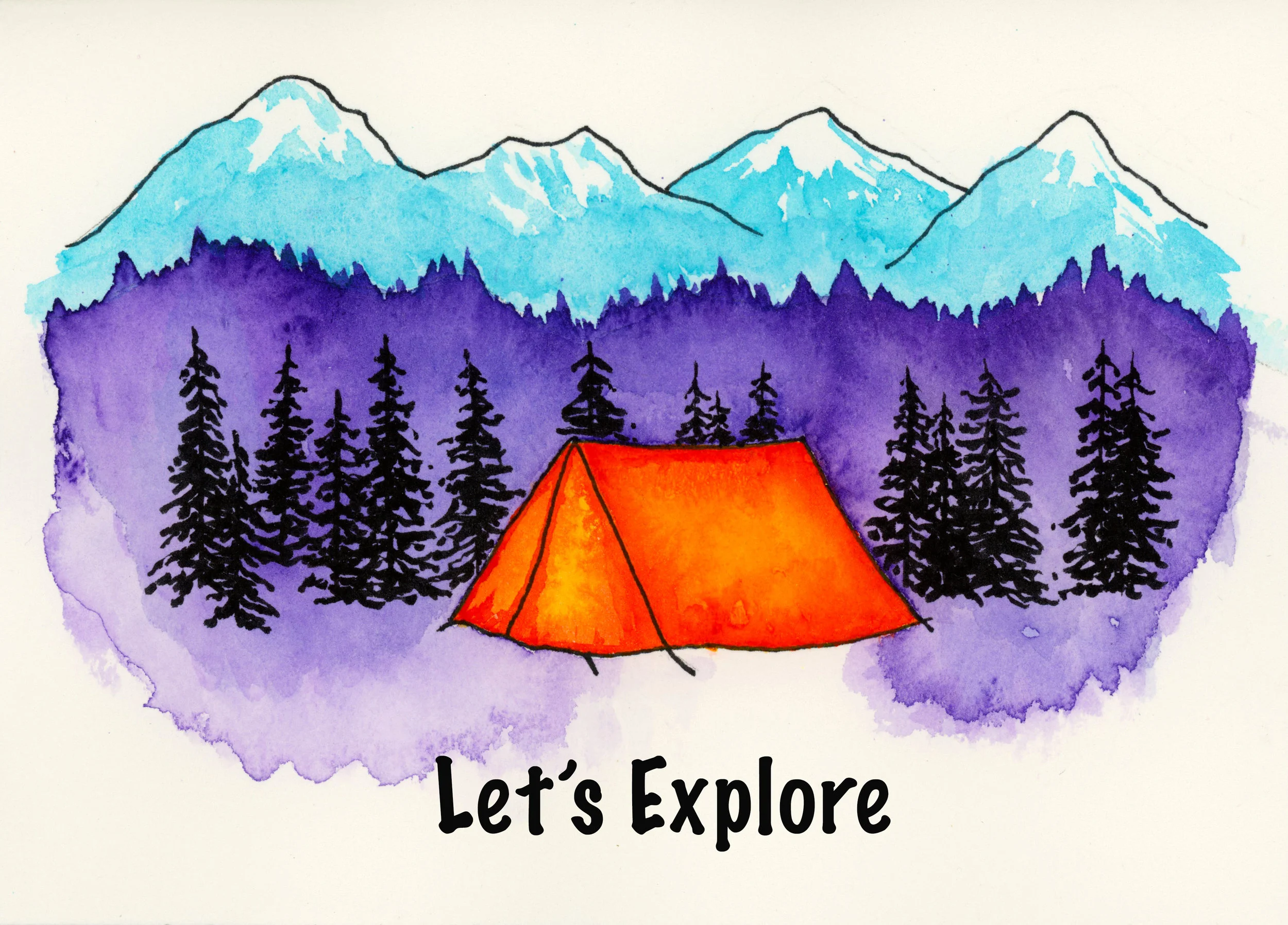 Let's Explore — Idaho Adventures Art
