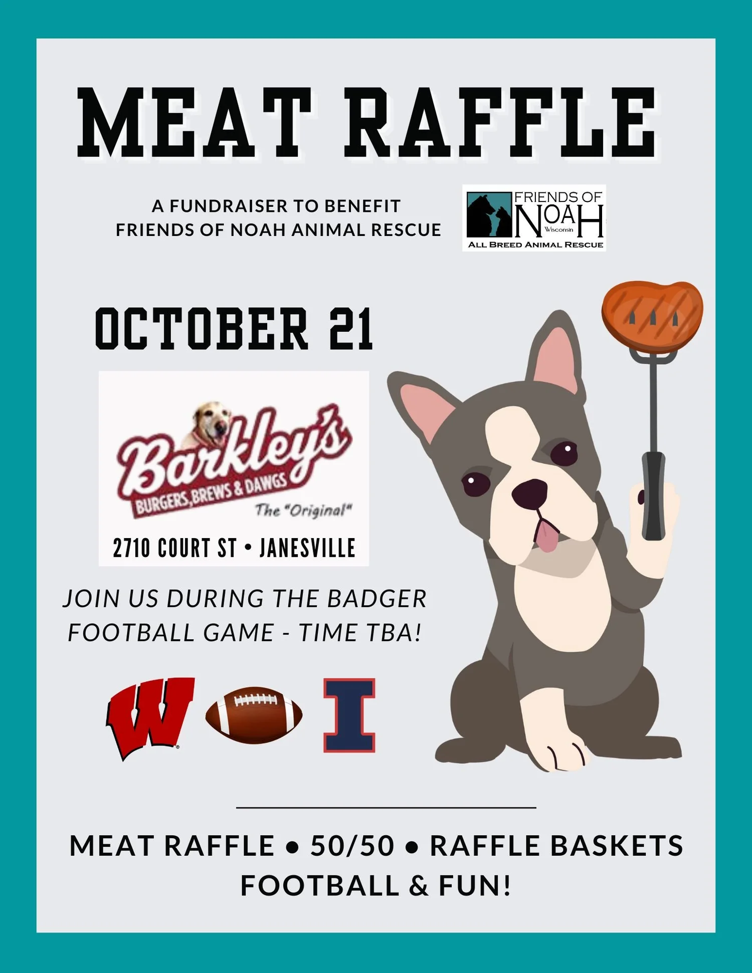 10/21, Meat Raffle — Friends of Noah