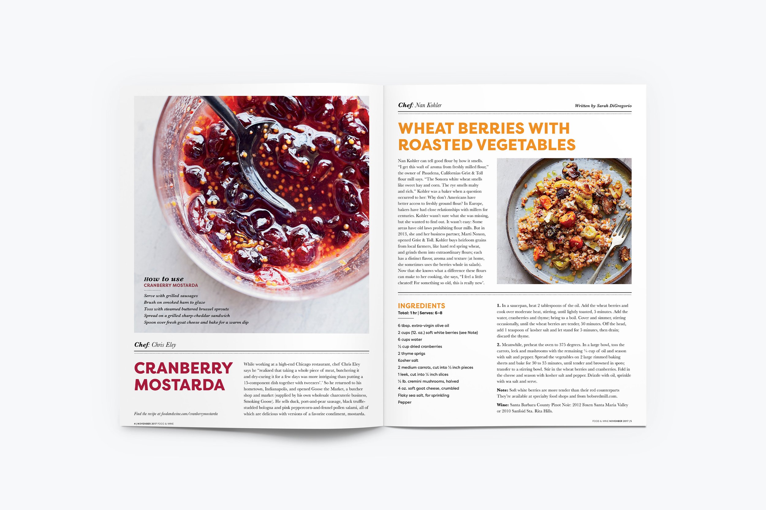 Food Magazine Spread