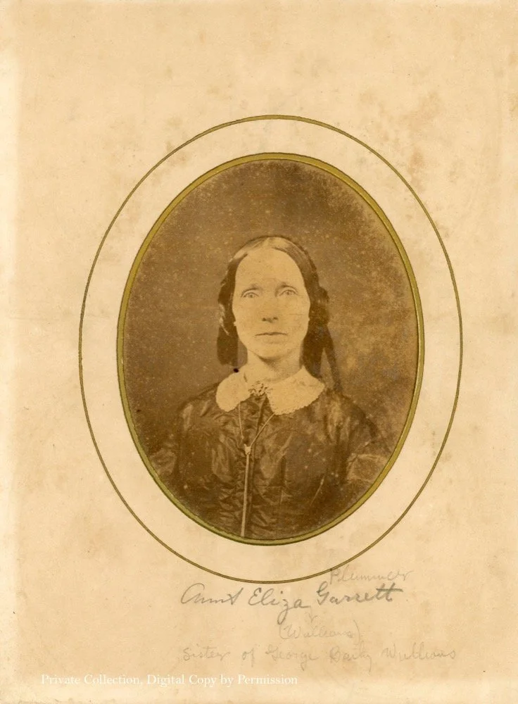 Williams, Eliza Jane (1813-1884) (see Garrett) — Petaluma Pioneers