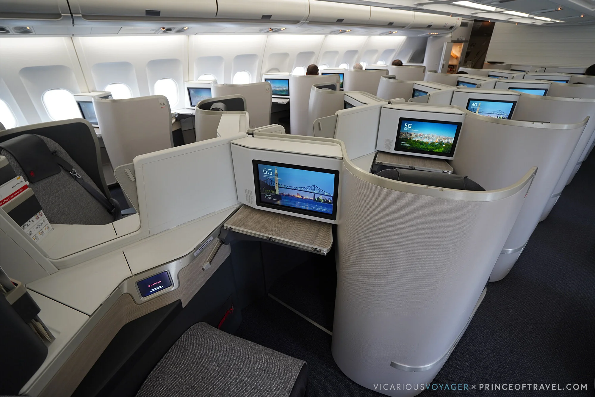 Review: Air Canada A330 New Business Class Vancouver to Montreal ...