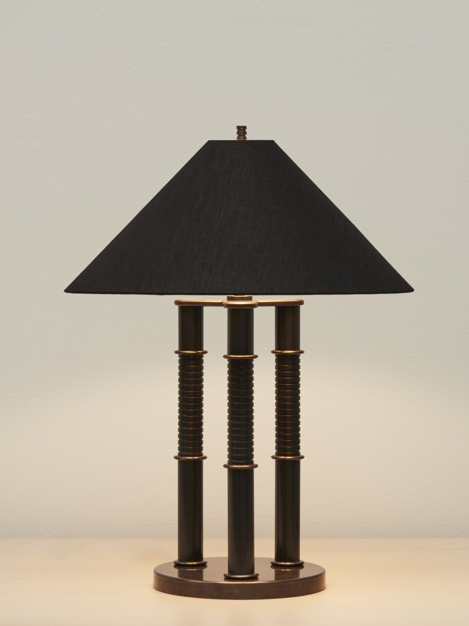 Materia Toro Lighting | Table Lamp | Porcelain, Glass and Brass