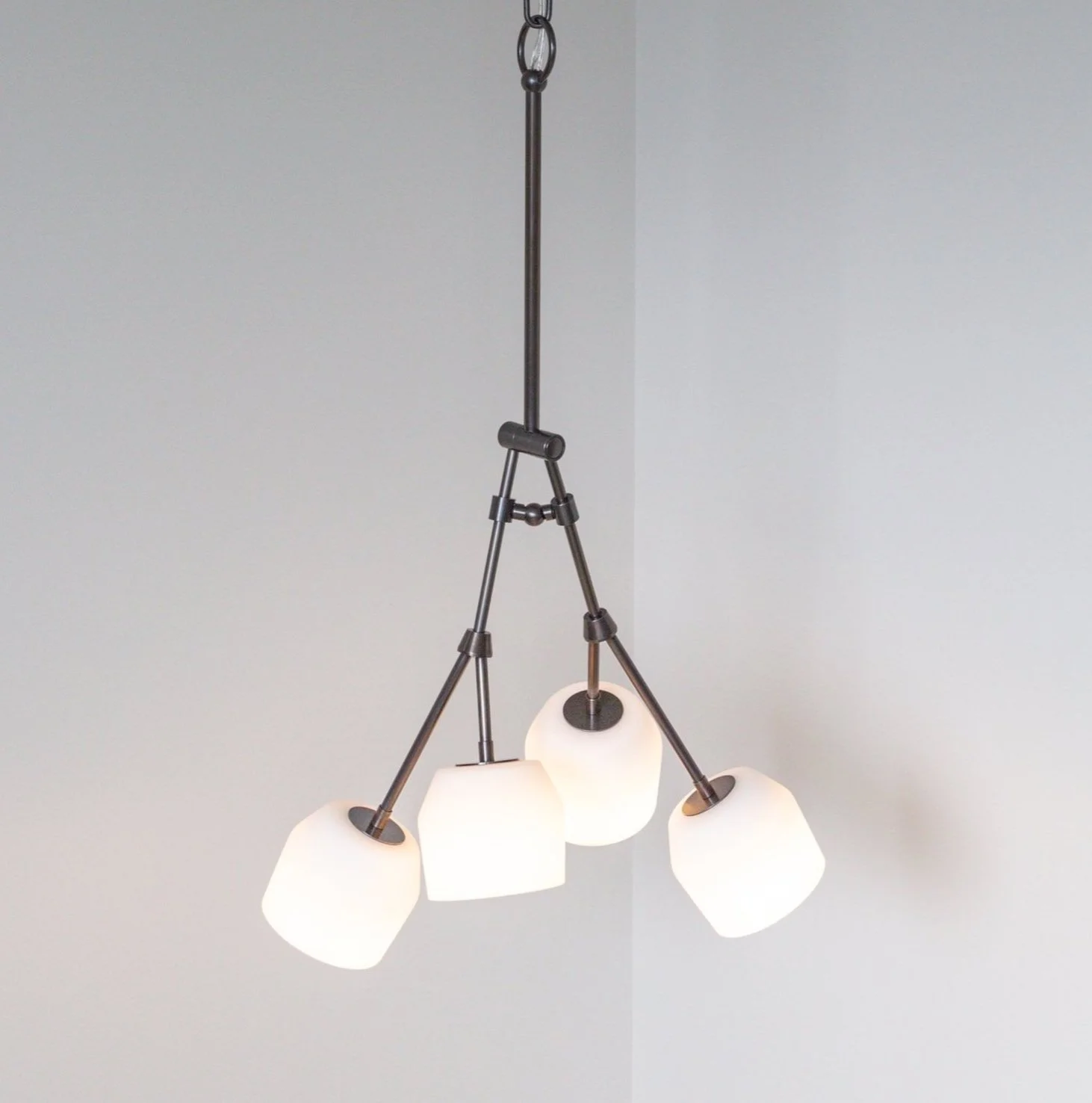 Materia Forchette Lighting | Sconce II | Porcelain and Brass