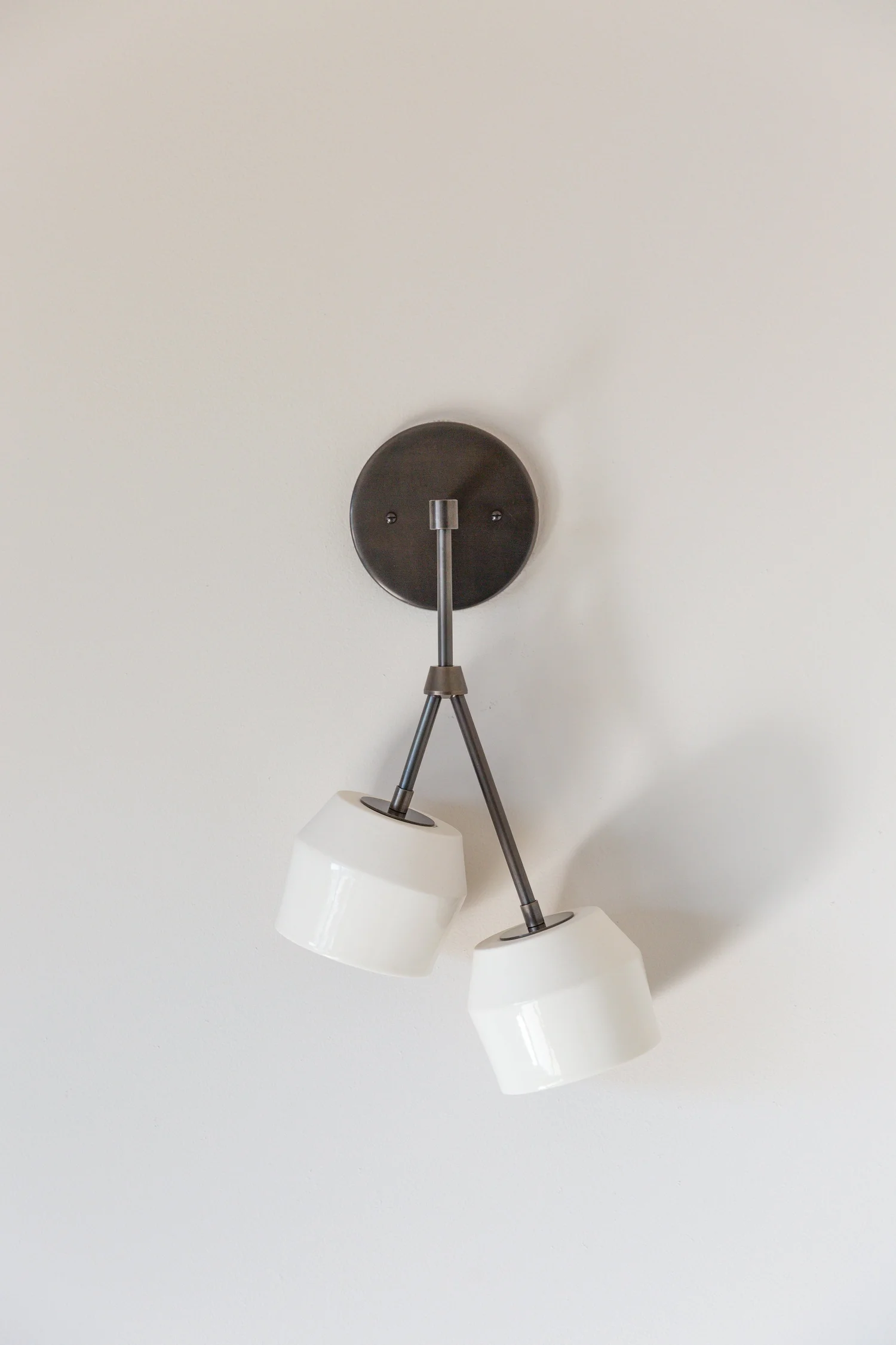 Materia Forchette Lighting | Sconce II | Porcelain and Brass