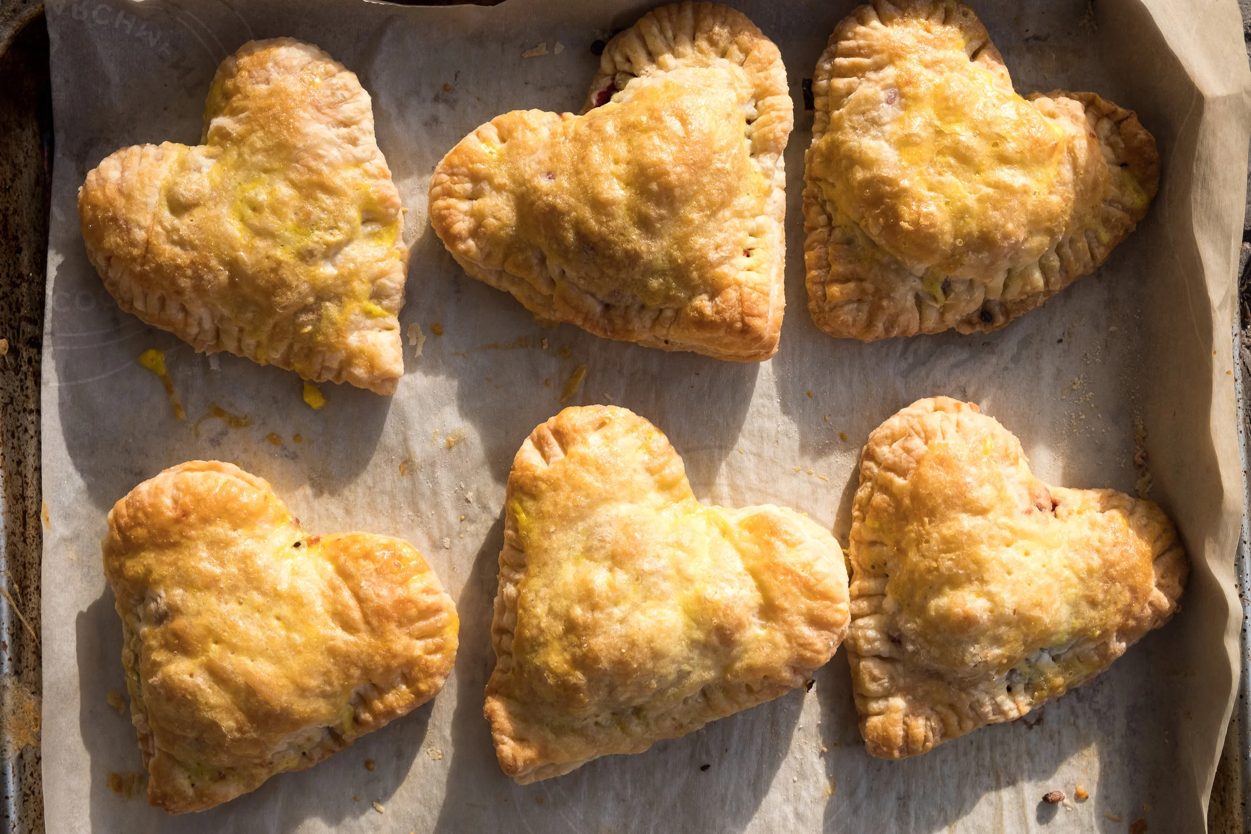 Heart-Shaped Hand Pies — The World in a Pocket